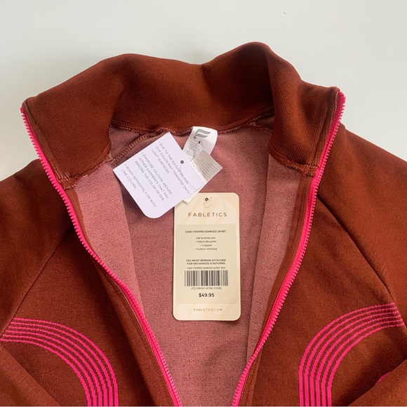 Fabletics | Jackets & Coats | Fabletics Casey Cropped Seamless Jacket ...